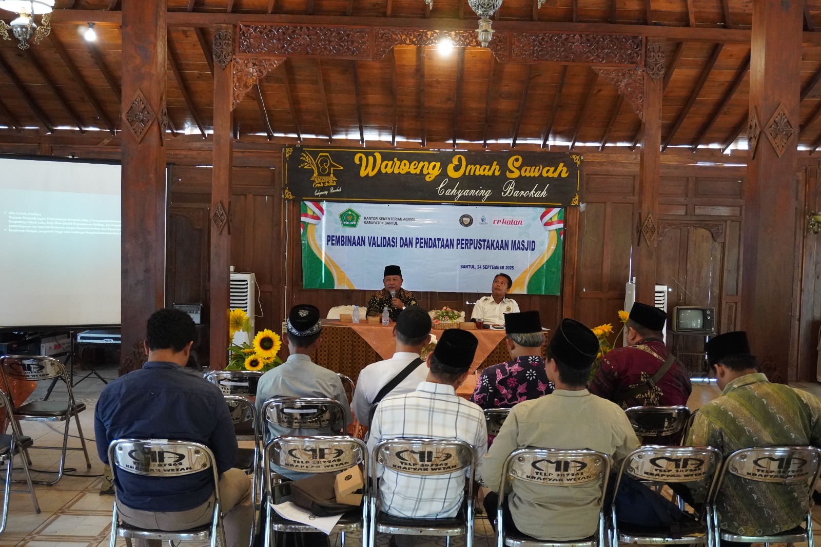 Seksi Bimas Islam Kankemenag Bantul Gelar Pembinaan Validasi dan Pendataan Perpustakaan Masjid ...